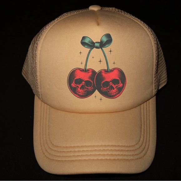 Handmade | Accessories | Cherry Graves Trucker Hat | Poshmark